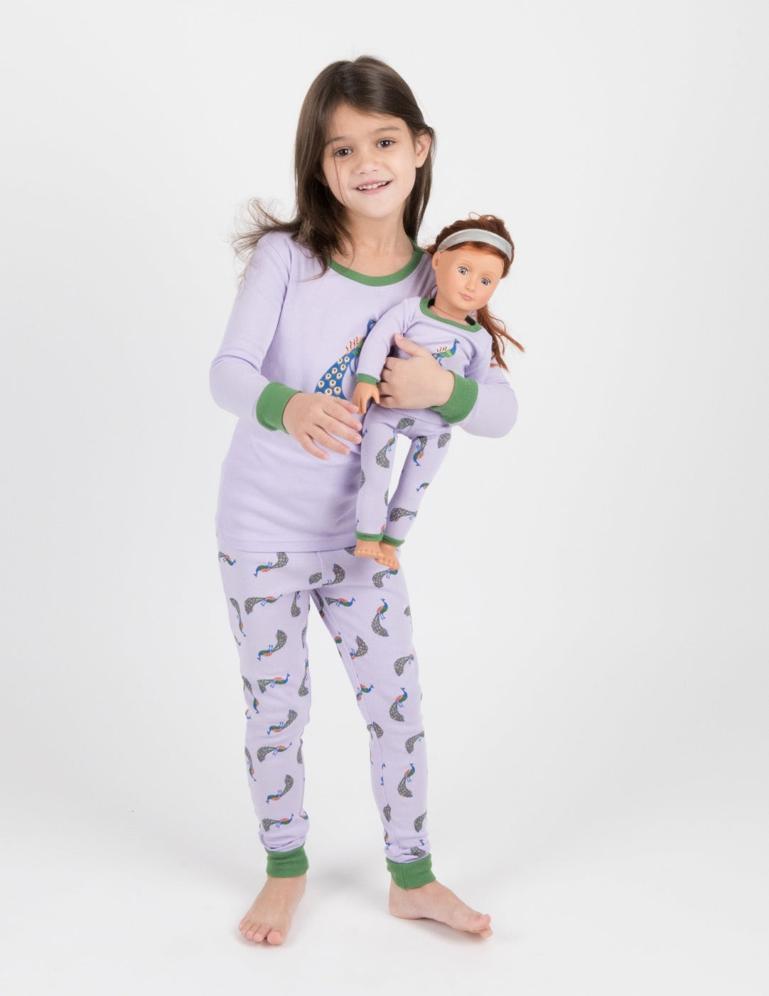 Kids Matching Girl & Doll Pajamas – Leveret Clothing