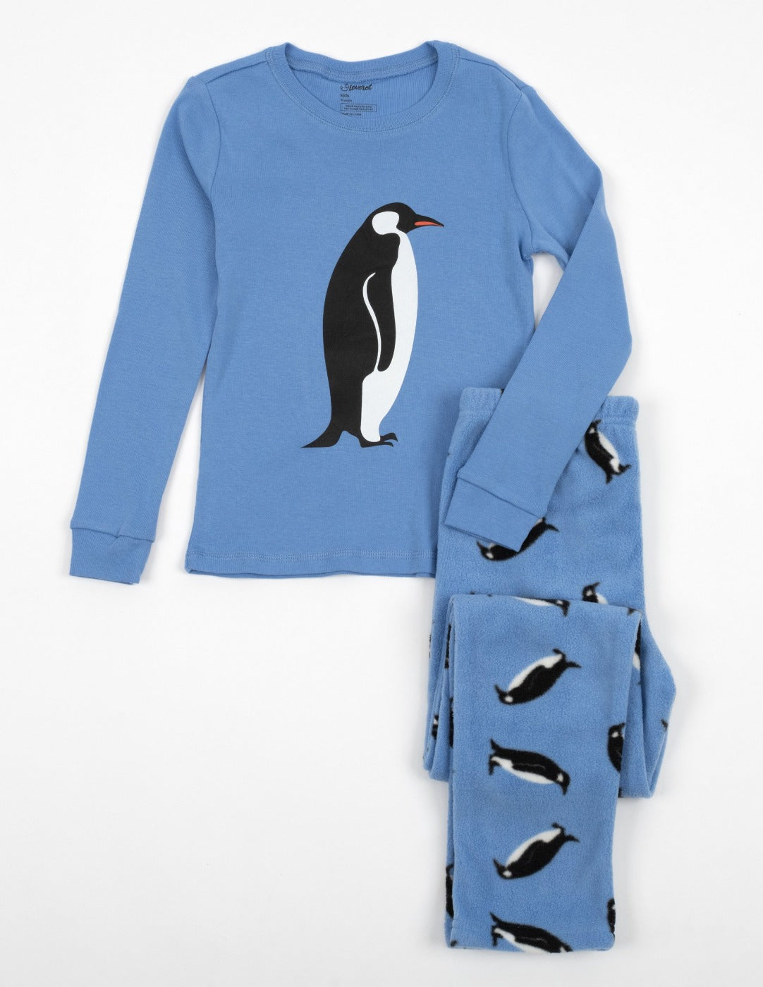 Kids Penguin Fleece Set – Leveret Clothing