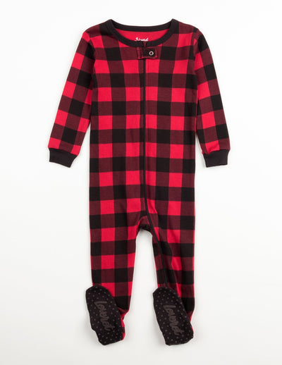 Red and Black PJS - Matching Black and Red Plaid Pajamas by Leveret ...