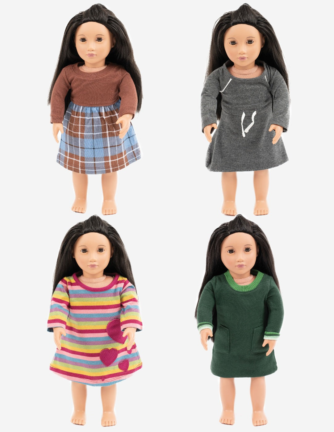 Matching Variety Doll Dress Pack – Leveret Clothing