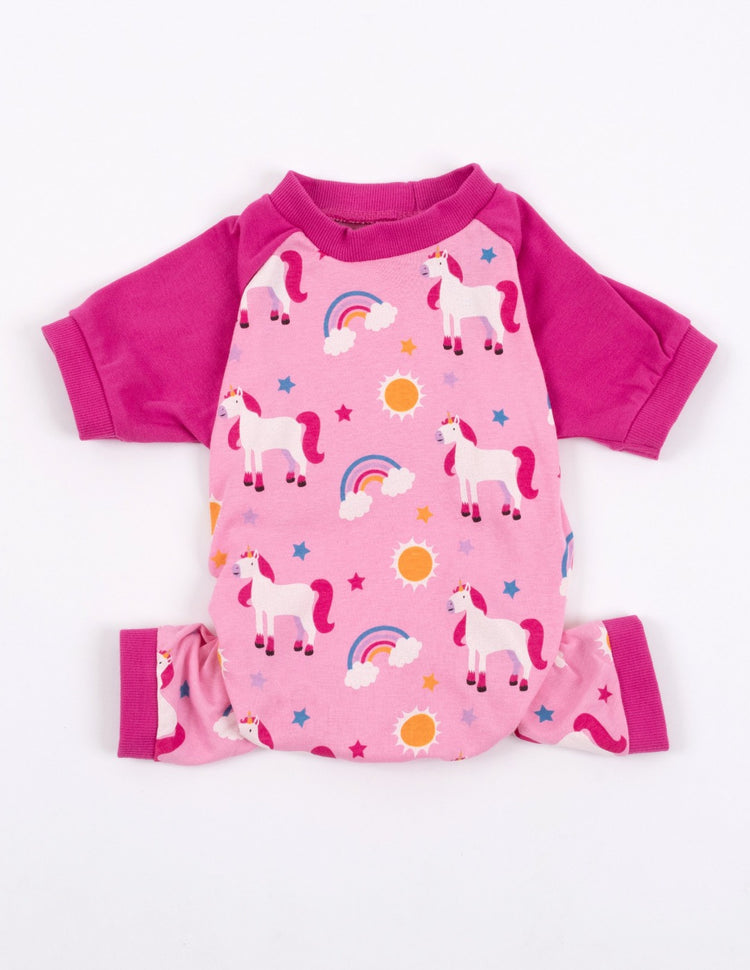 Dog Rainbow Unicorn Pajamas – Leveret Clothing