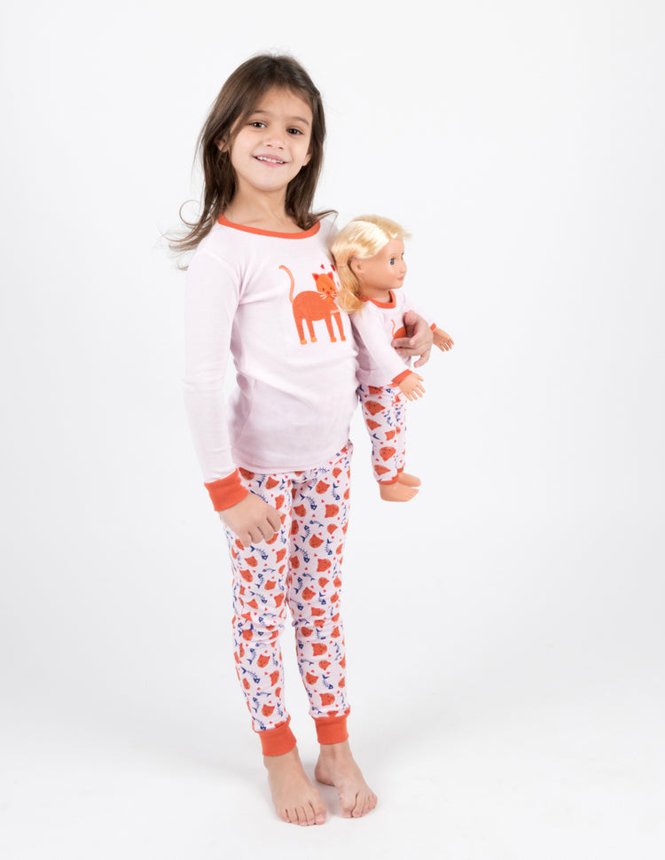 LEVERET LONG SLEEVE GIRLS PAJAMAS – Leveret Clothing
